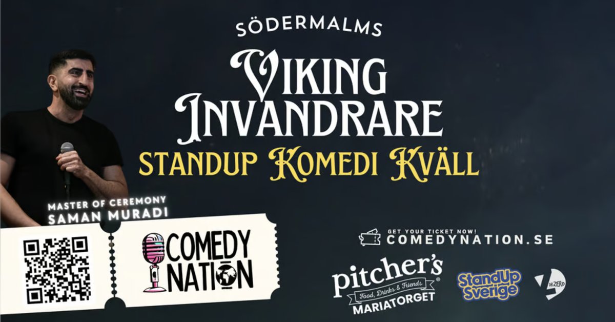 Viking Immigrants Stand-up Comedy Night - Visit Stockholm